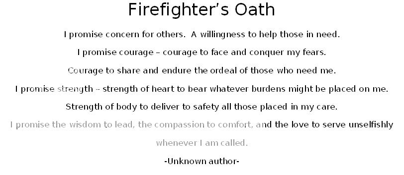 Firefighter's Oath Photo by awesomebrownies | Photobucket