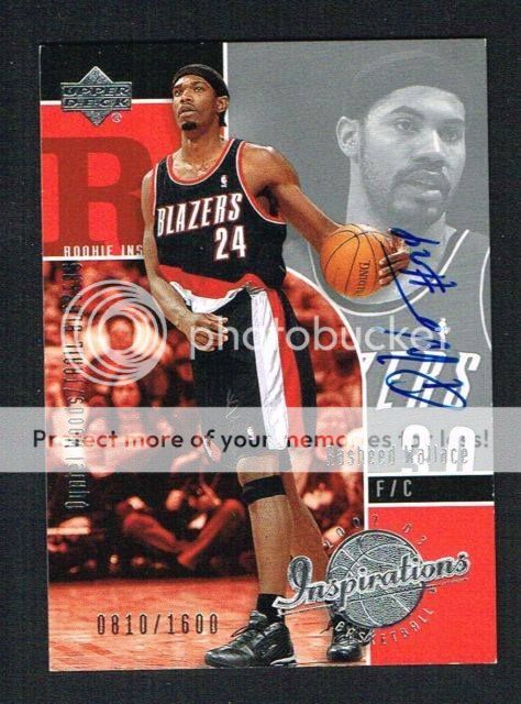 Rasheed Wallace autos - Blowout Cards Forums