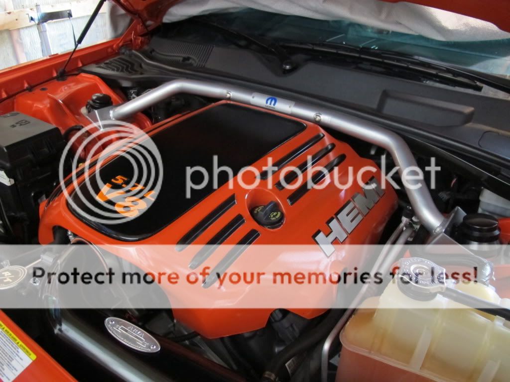 Modded the mod on the engine cover | Dodge Challenger Forum